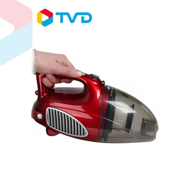 TV Direct เครื่องดูดฝุ่นมือถือพลังเทอร์โบ GENESIS MINI MAX VACUUM RED ...