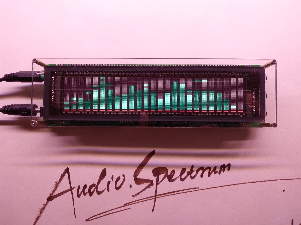 LINK1 VFD Music Audio Spectrum Indicator / Audio VU Meter/Amplifier ...