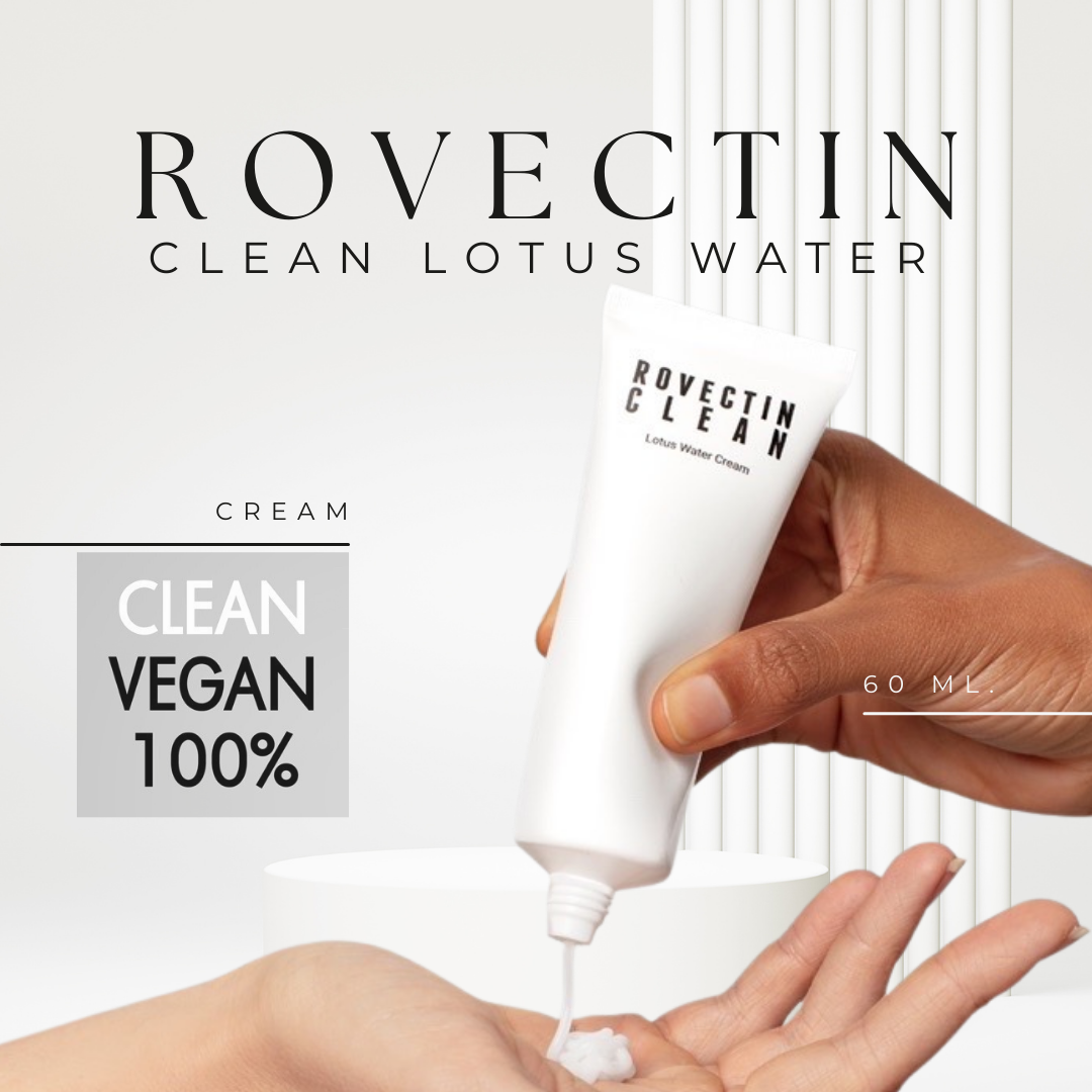 ROVECTIN Clean Lotus Water Cream 60 ml. โรเวคติน คลีน โลตัส วอเตอร์ ...