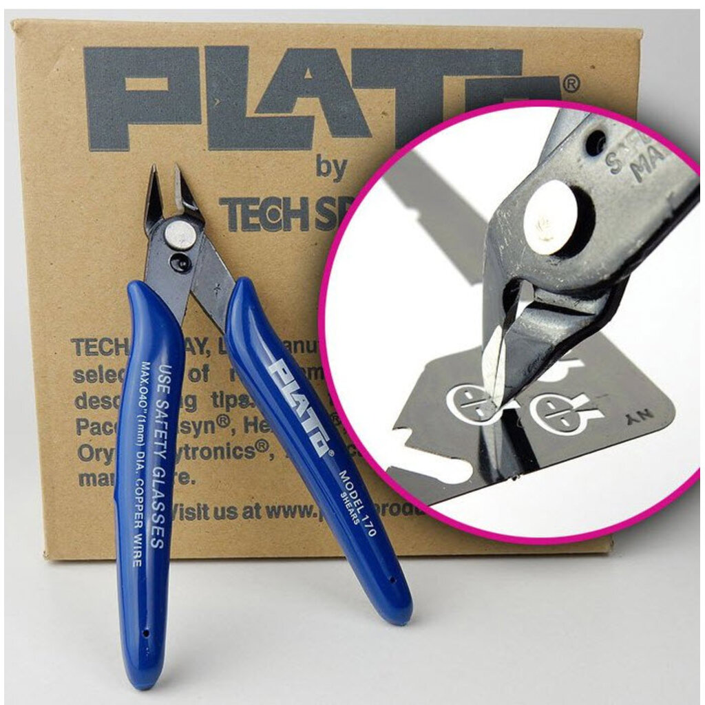 ( Pro+++) คีมตัด ขนาด 5 นิ้้ว PLATO 170 Flush Shear Cutter MAX 040 ...