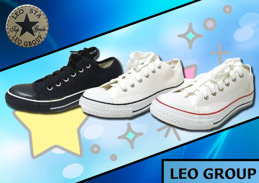 CONVERSE LEO GROUP รองเท้าผ้าใบCONVERSE สีดำแถบขาว สีขาวแถบดำ รุ่น 955D ...