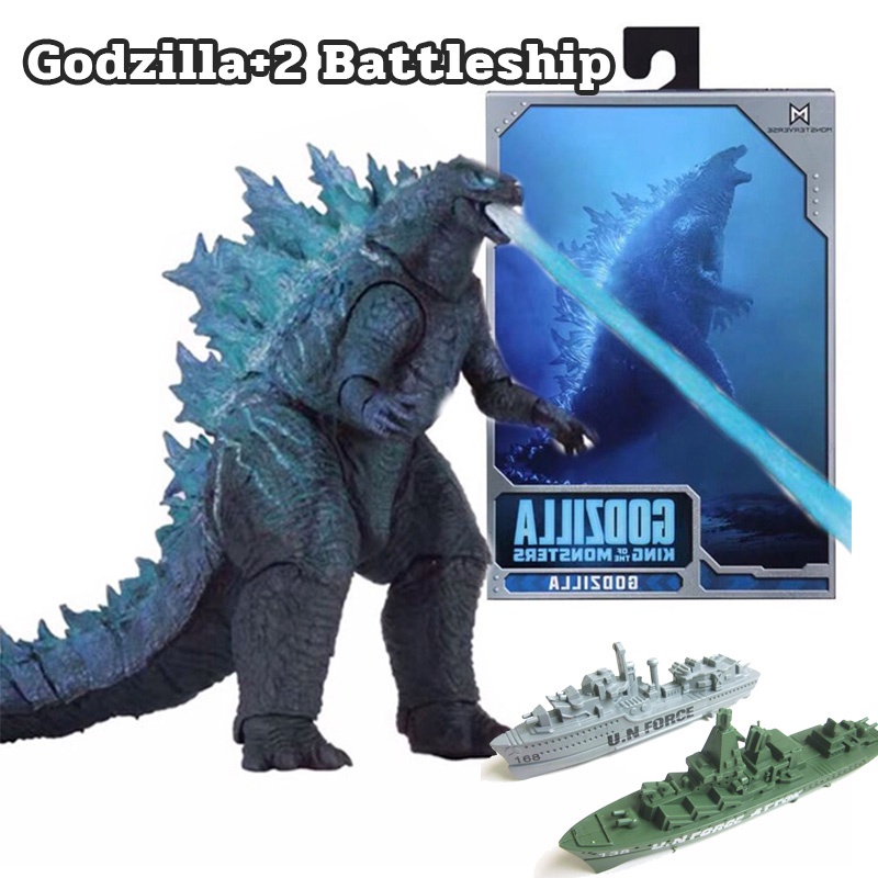 ก๊อตซิล่า ก็อตซิลล่า ปะทะ ฟิกเกอร์คิงคองเคลื่อนย้ายได้ Godzilla Monster ...