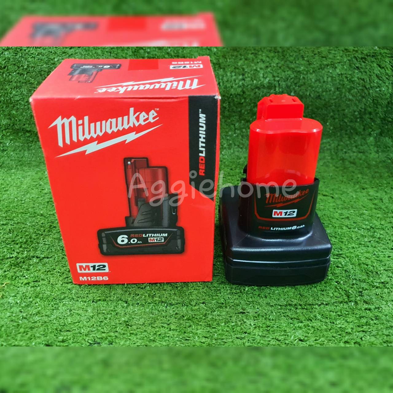 MILWAUKEE แบตลิเธียม รุ่น M12B6 12V 6.0AH RED LITHIUM BATTERY LI-ION ...