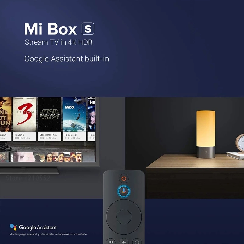 Global Version Mi Box S กล่องแอนดรอยด์ทีวี 4K HDR DOLBY Google ...