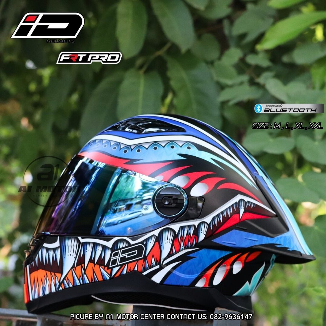หมวกกันน็อคเต็มใบ ID HELMET รุ่น FRT PRO ใหม่ล่าสุด 2023 ทรงสปอร์ตสุด ...