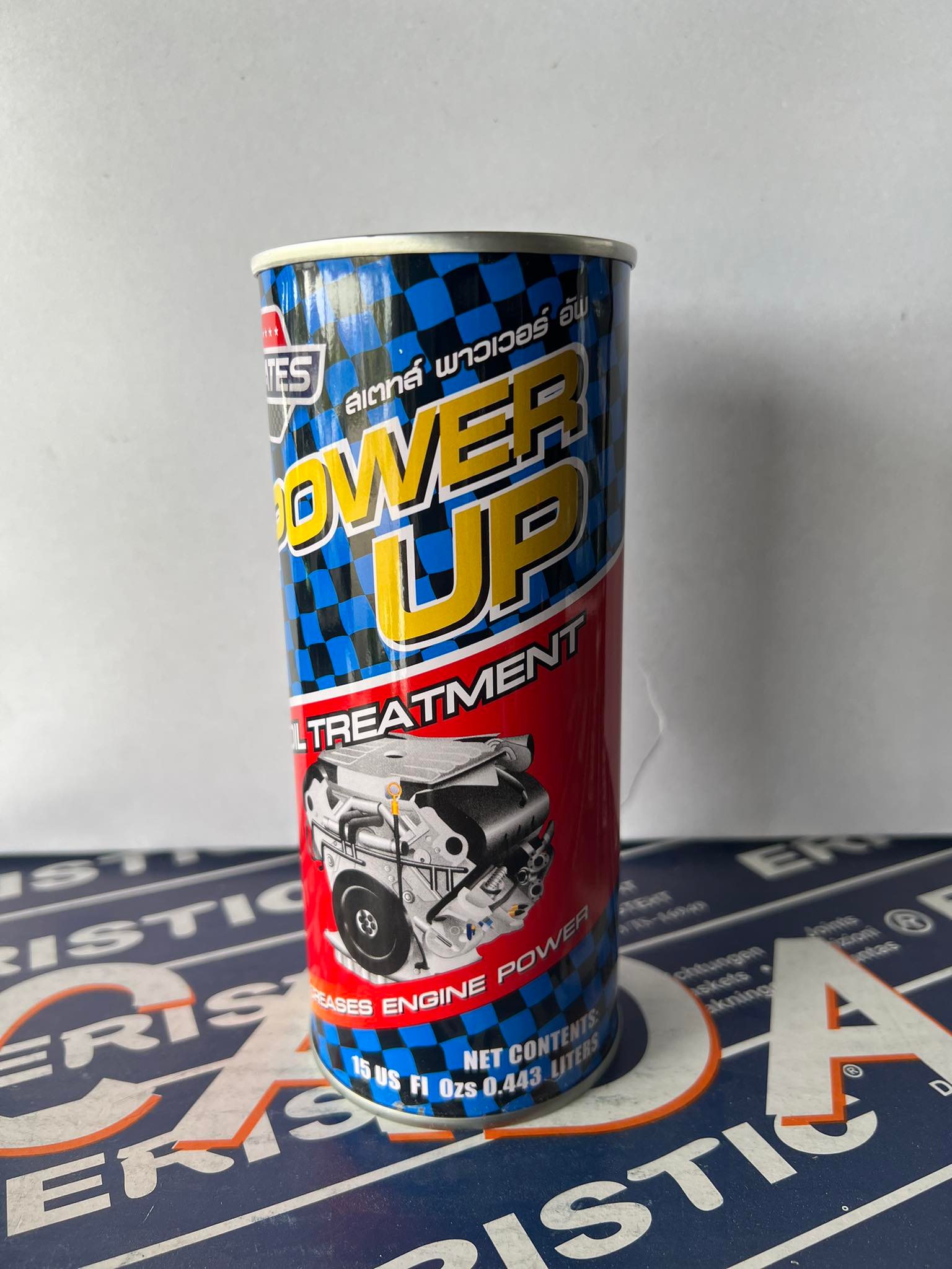 หัวเชื้อน้ำมันเครื่อง ยี่ห้อ สเตรท - STATES POWER UP ขนาด 0.443 ลิตร ...