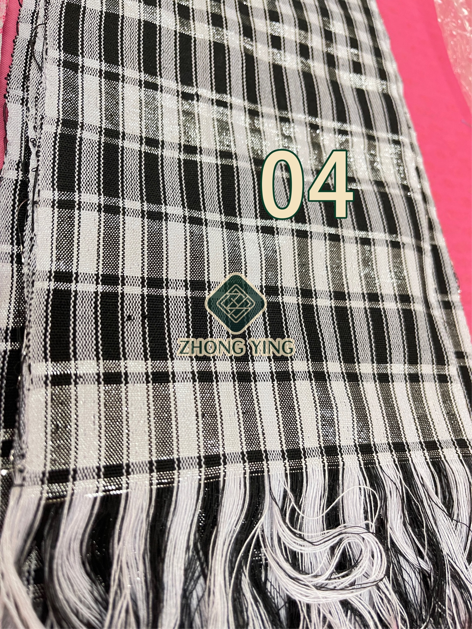 Siv ceeb hmoob ci ผ้าทอชนเผ่า สะท้อนดิ้น ยาว47นิ้ว หน้ากว้าง 5.5นิ้ว ...