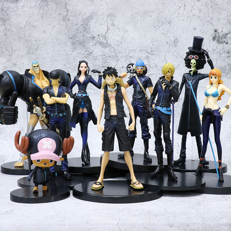 [GameOnFight]onepiece Doll Golden City Black Nine-Man Grass Hat Group ...