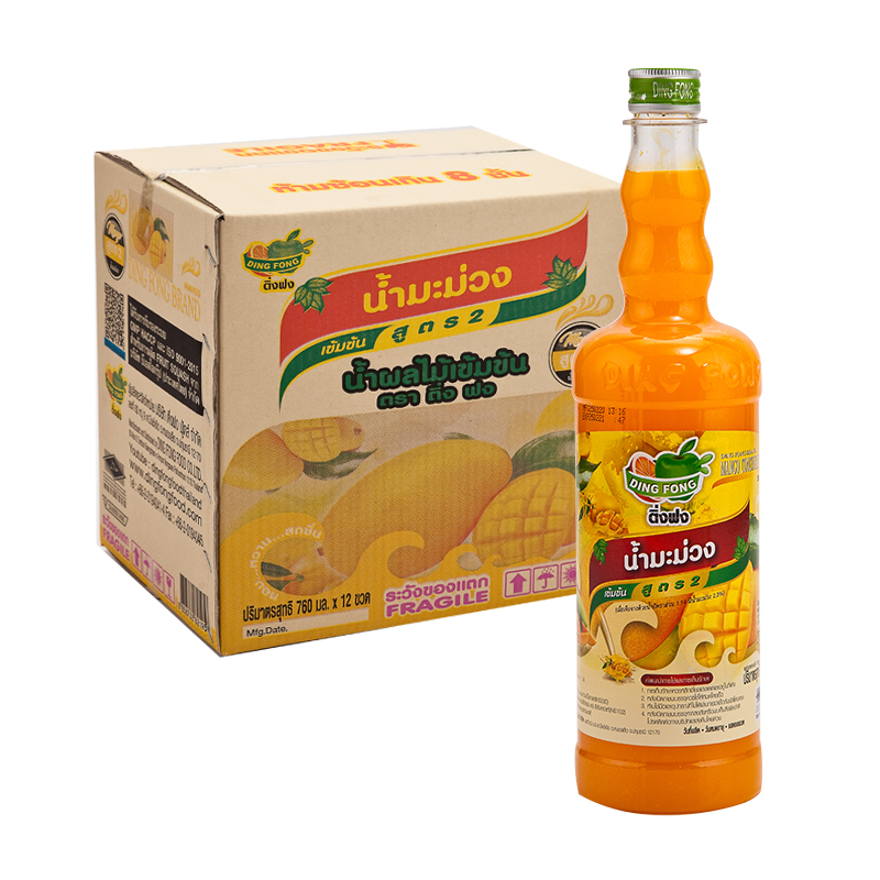 พร้อมจัดส่ง ติ่งฟง น้ำสควอช องุ่น 760 มล. x 12 ขวด Ding Fong Grape ...