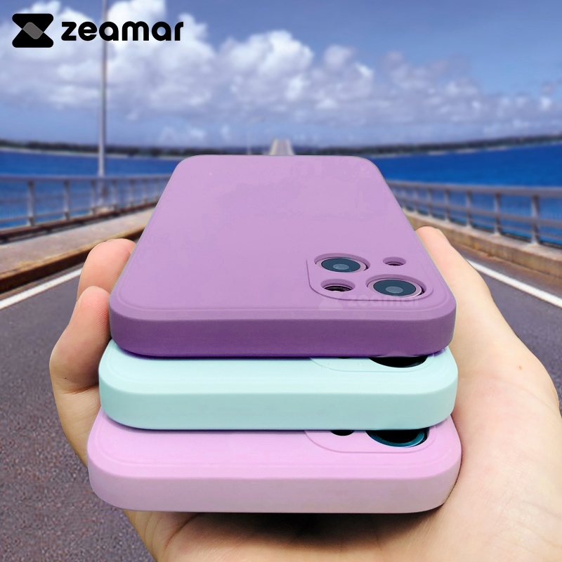 Luxury Original Square Liquid Silicone Case For iPhone 12 13 11 Pro Max ...