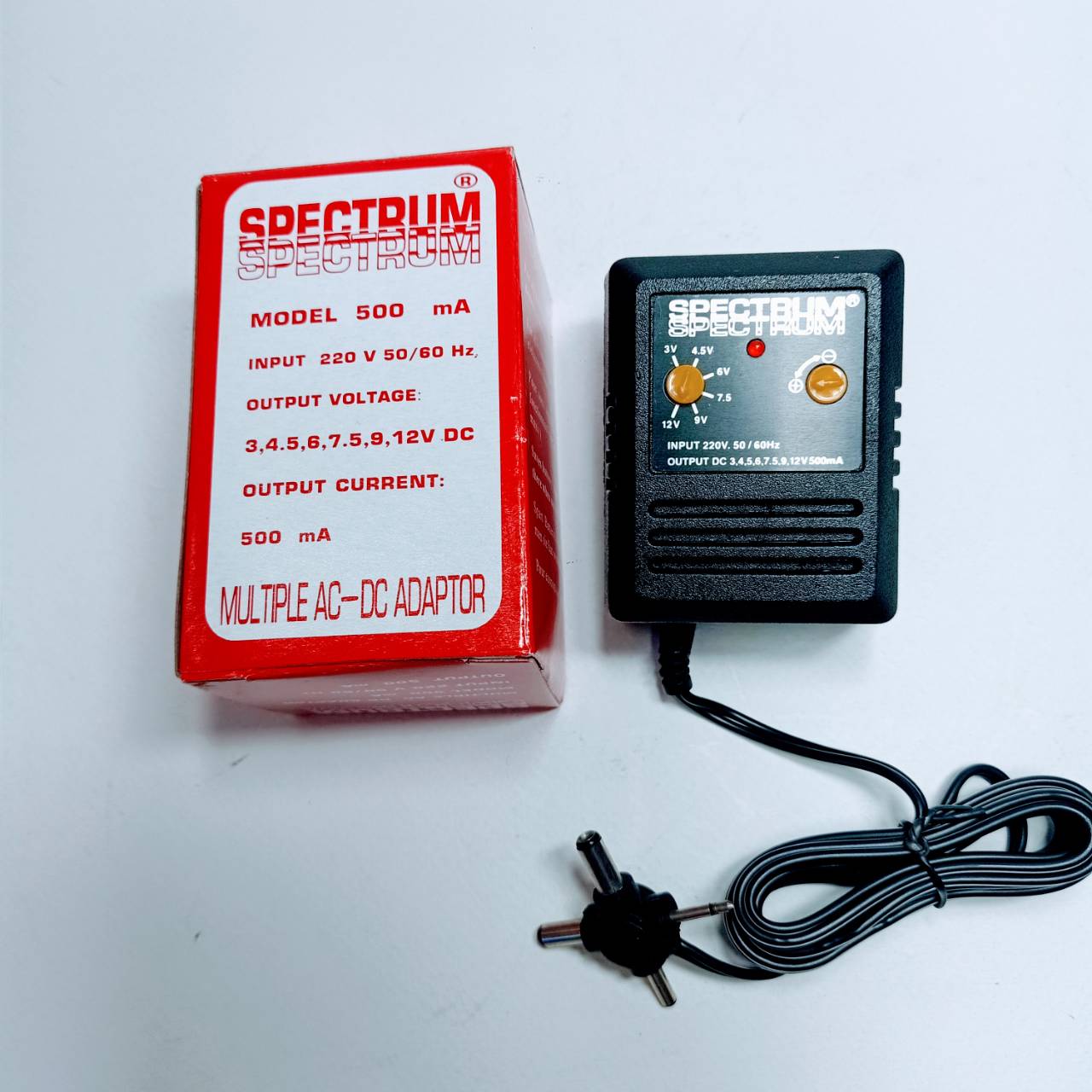 Spectrum Adaptor อแดปเตอร์ แบบปรับโวลต์ได้ ปรับค่าได้ 3,4.5,6,9,12 V ...