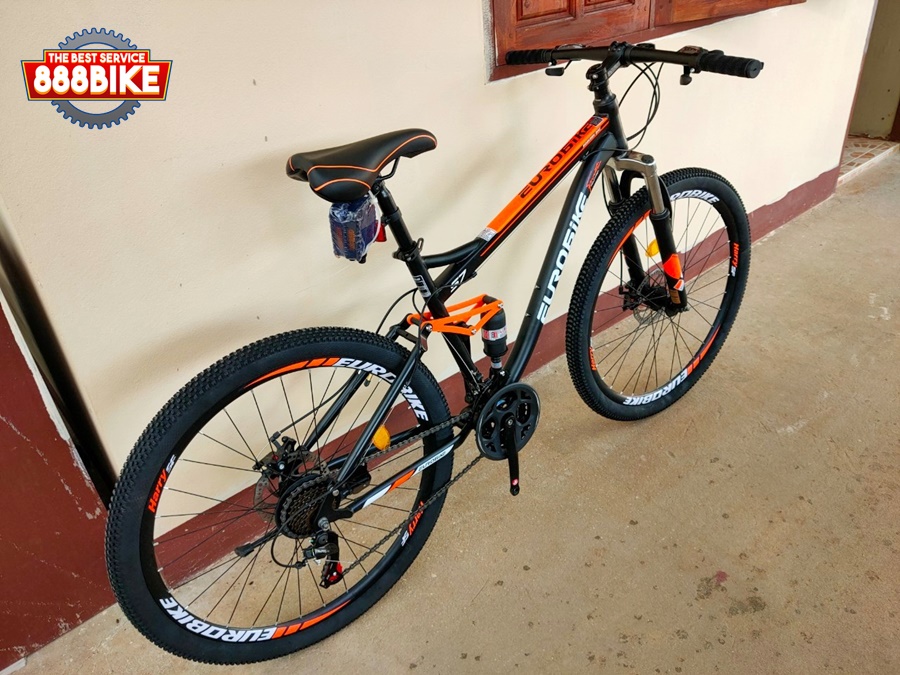 จักรยานเสือภูเขาสองโช๊ค Eurobike S7-275SP Full Suspension Mountain Bike 21 Speed Bicycle 27.5 ...