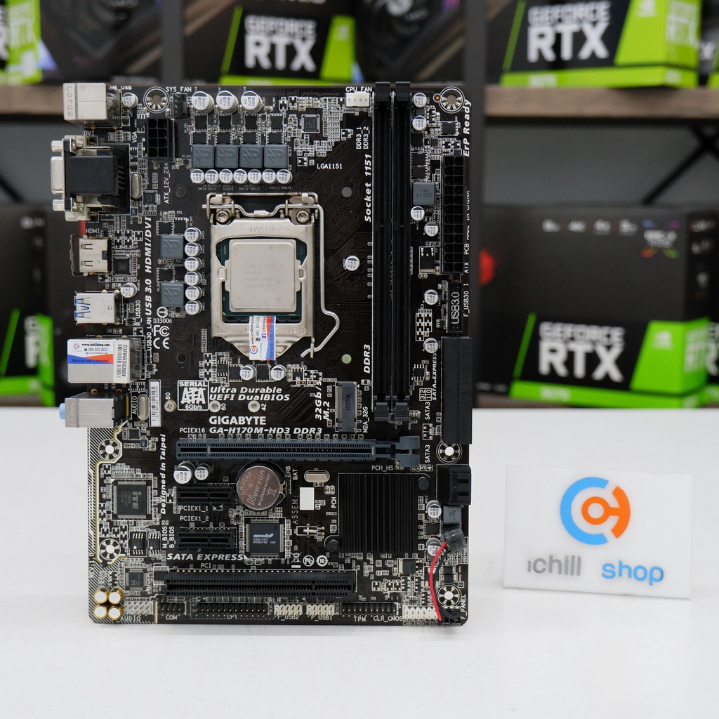 ลด 50% (พร้อมส่ง)ชุดซีพียูพร้อมเมนบอร์ด CPU : Intel I5-6400 2.7GHz + MB ...