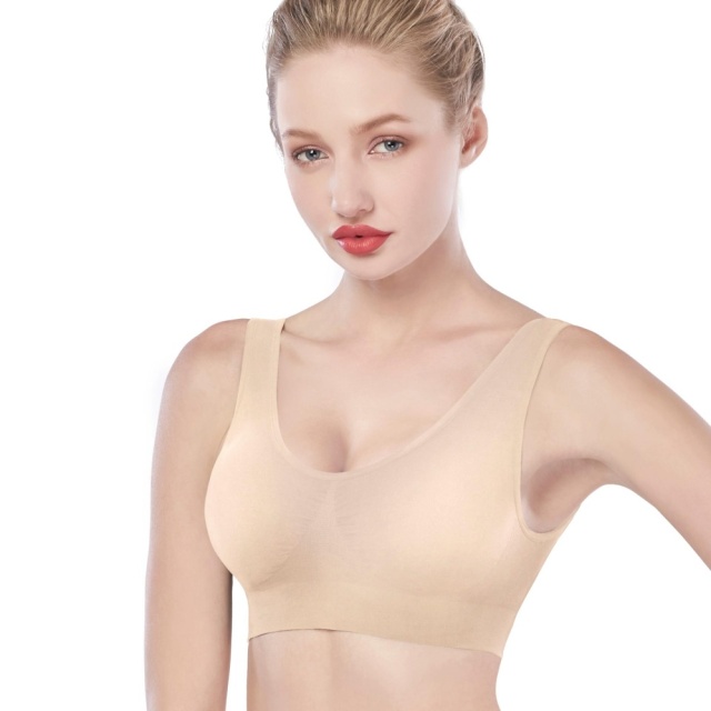 ขายดี CHERILON INTIMATE เชอรีล่อน อินทิเมท รุ่น NIC-TSBRA4-BE - สีเนื้อ Seamless Bra บราไร้ ...