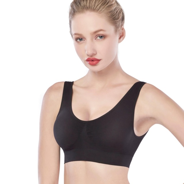 รีวิว Pantip CHERILON INTIMATE เชอรีล่อน อินทิเมท รุ่น NIC-TSBRA4-BL - สีดำ Seamless Bra บราไร้ ...