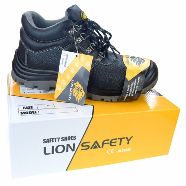 หาโปรโมชั่น LION SAFETY รองเท้าเซฟตี้ ไลอ้อน รุ่น หุ้มข้อ หนังวัวแท้ ...