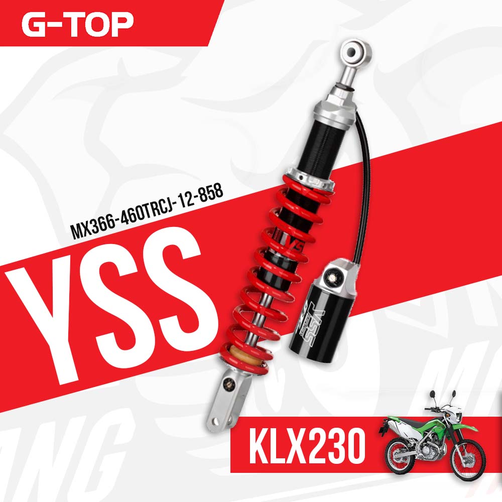 โช๊ค YSS สำหรับ KLX230 รุ่น Top Line MX366-460TRCJ-12-858 - CHANG MOTO - ThaiPick