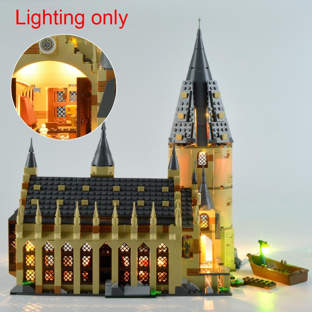 Yeabricks เข้ากันได้กับ LEG O Harry Potter 75954 Castle Hogwarts LED ...