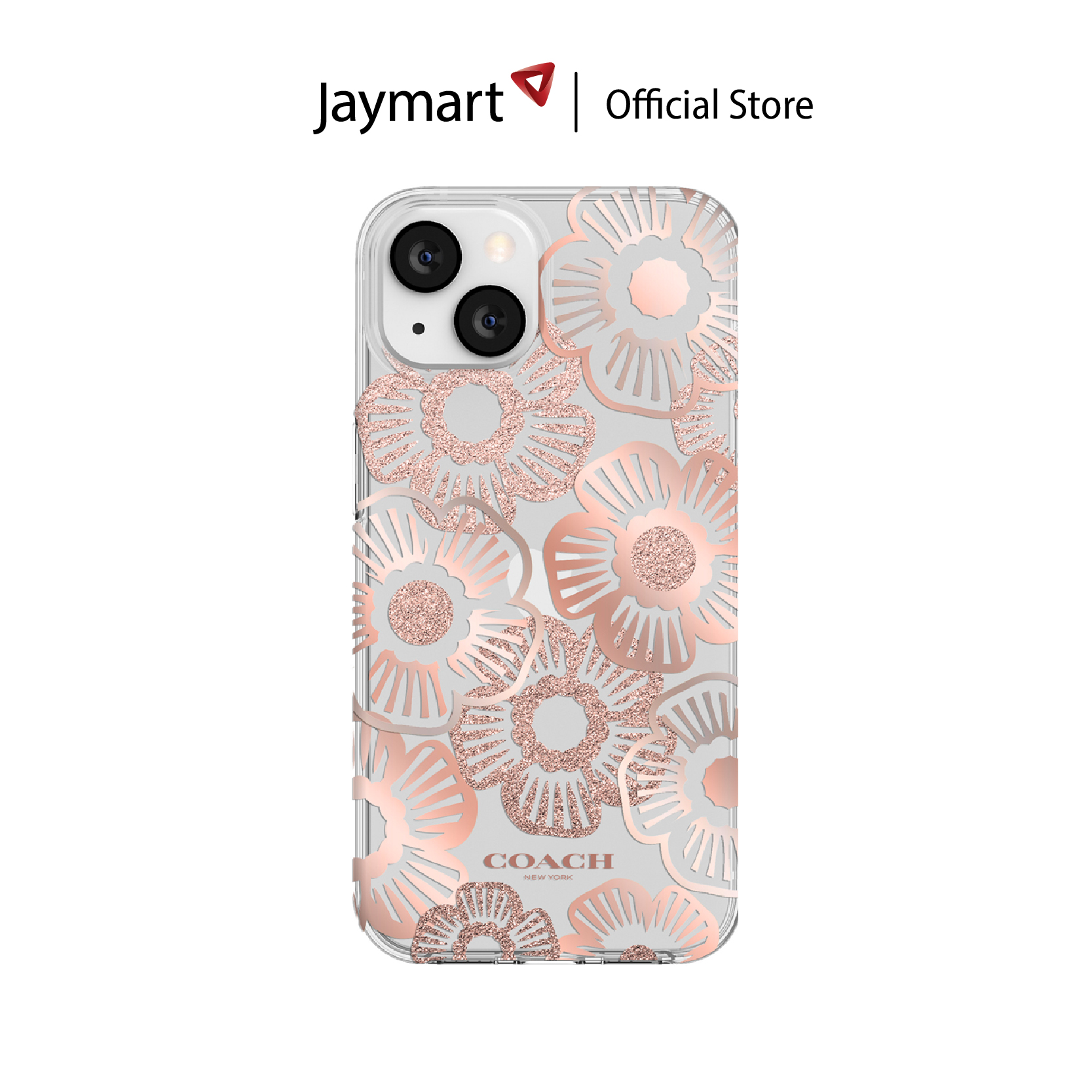 Coach Protective Case for iPhone 13 - Tea Rose Blush (ของแท้) By Jaymart - Jaymart - ThaiPick