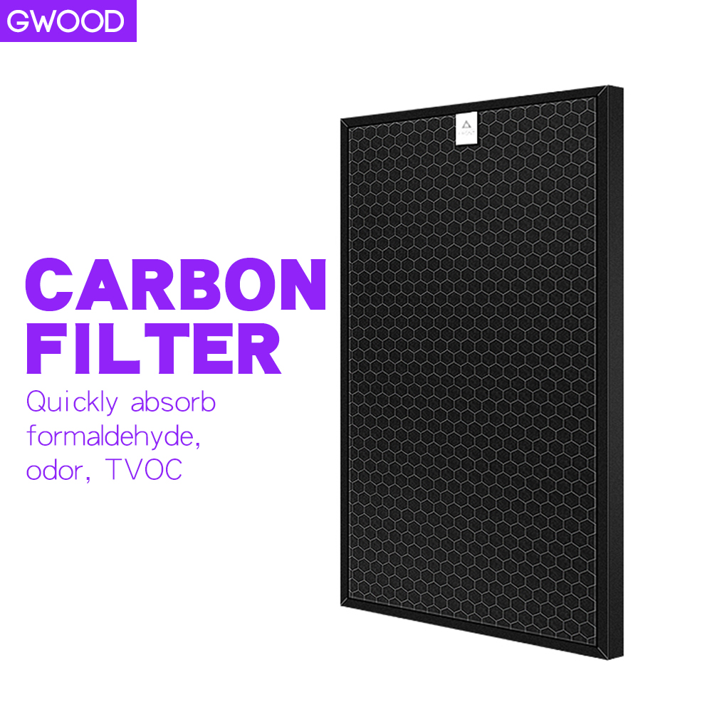 GWOOD เปลี่ยนกรองสำหรับ Sharp FZ-A80SFE fza80sfe เครื่องฟอกอากาศ HEPA และกำจัดกลิ่นกรองสำหรับ FU ...