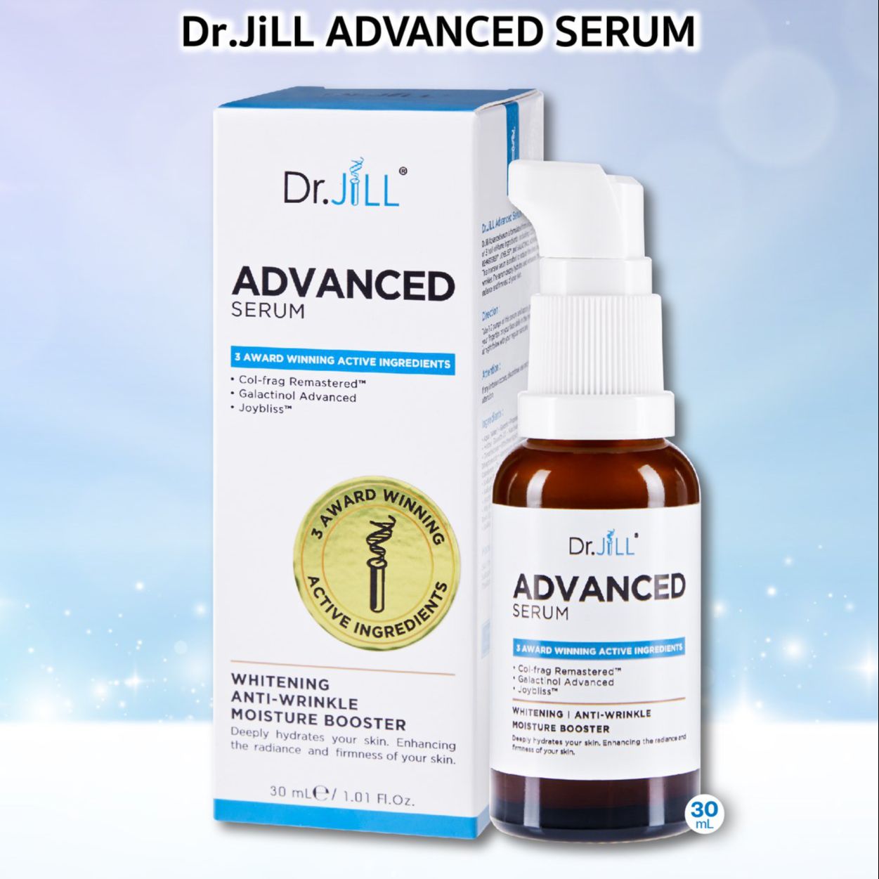 Dr.JiLL เซรั่มดร.จิล ADVANCED SERUM ด็อกเตอร์จิว แอดวานซ์ ช่วยลดริ้วรอย ลดฝ้า กระ จุดด่างดำ ผิว ...
