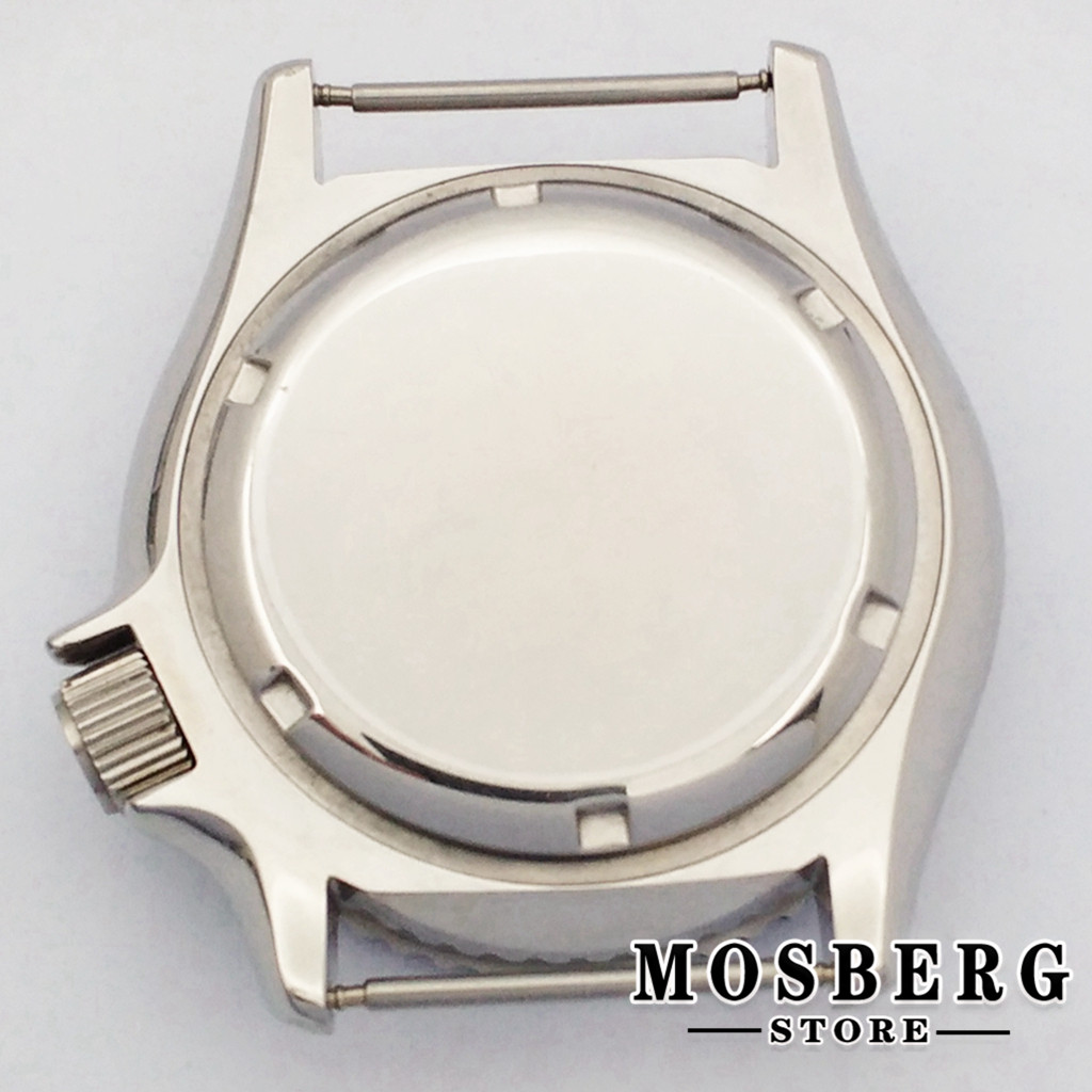 42mm SKX Watch Case Solid 316L Stainless Steel Sapphire Glass Modified ...