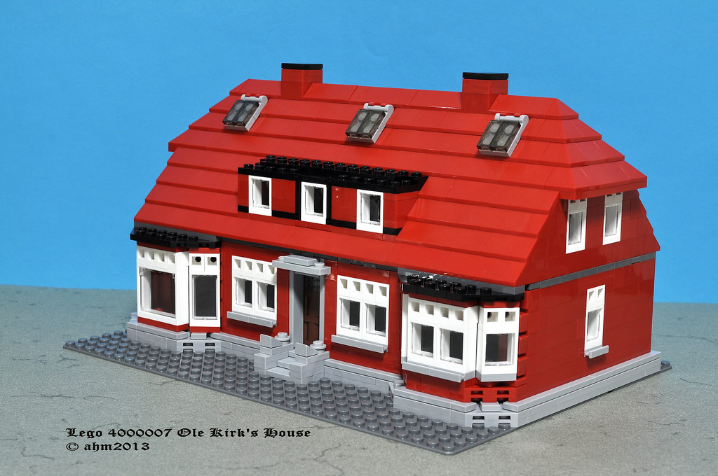 Lego 4000007 Building Street View Creative Red House Out-Of-Print Rare ...