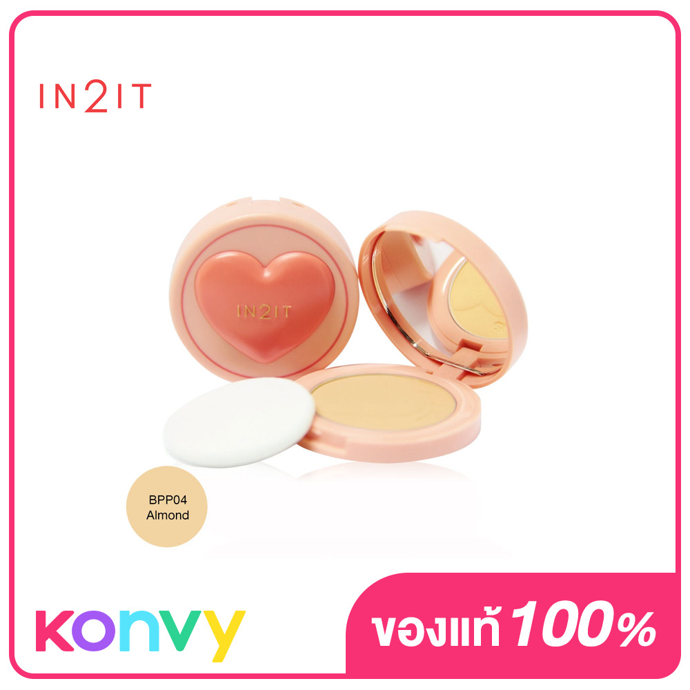 In2It Blur & Matte Pressed Powder SPF20/PA+++ 6g #BPP04 Almond - Konvy ...