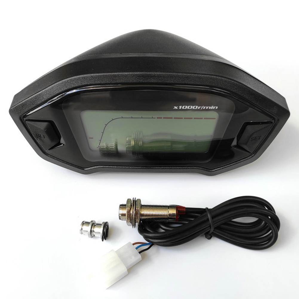 Multifunctional Digital LCD Motorcycle Meter Waterproof Motorcycle ...