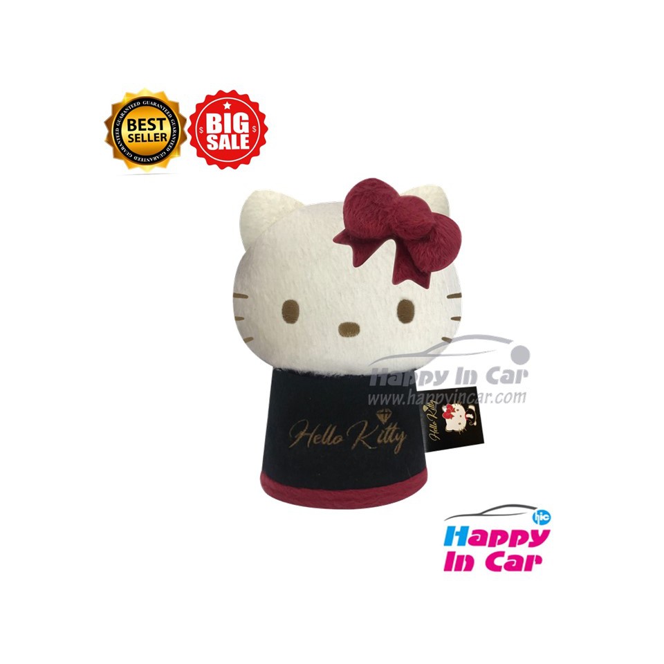 HIC Kitty ที่หุ้มเกียร์ 2 in 1 Kitty Party สีดำ - BobbySherwood - ThaiPick
