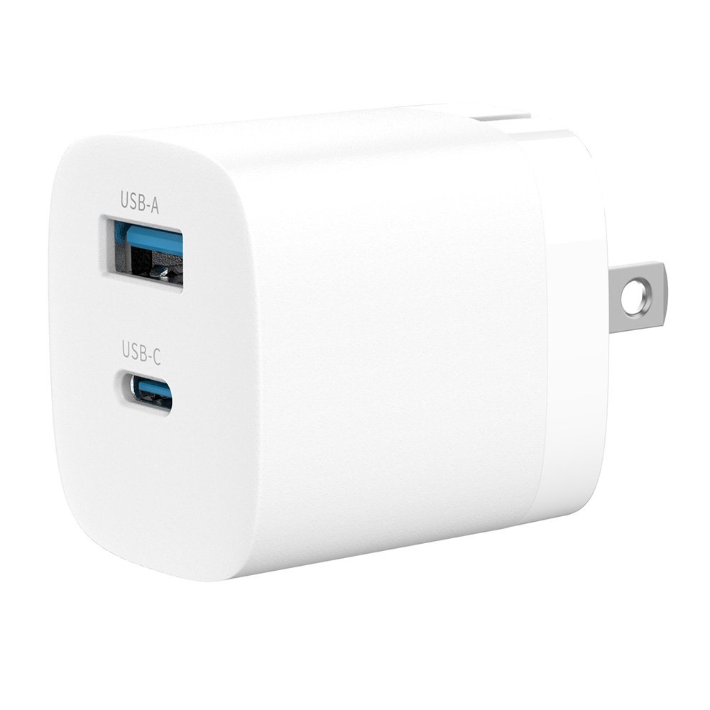 หัวชาร์จ Havit Wall Charger 1 USB-A 1 USB-C 33W White (HV-UC30) Studio7 - Studio 7 - ThaiPick