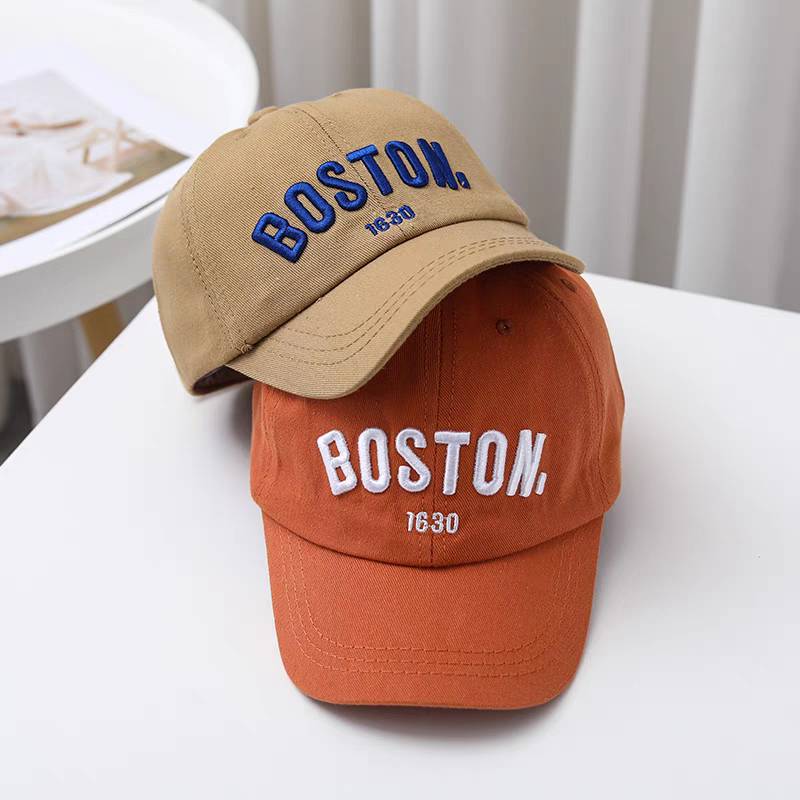 พร้อมส่ง หมวก หมวกเด็ก 6เดือน-4ปี รอบหัว49-51 cm. ปักอักษร BOSTON 1630 ...