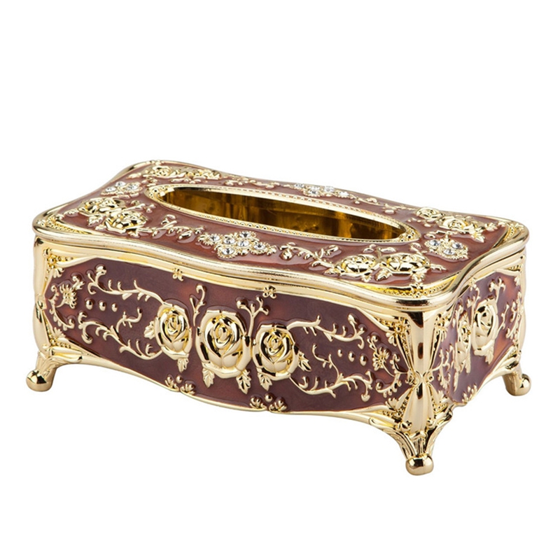 European-Style Luxury Tissue Box Universal Paper Holder Office Desk ...
