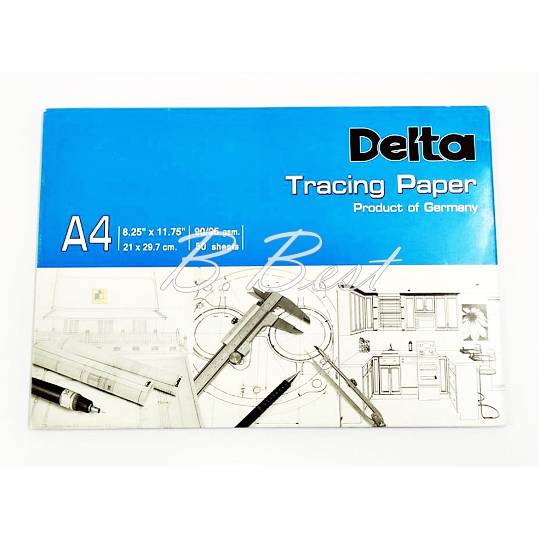 Delta เดลต้า Tracing paper กระดาษไข กระดาษลอกลาย กระดาษไขเขียนแบบ 90/95 ...