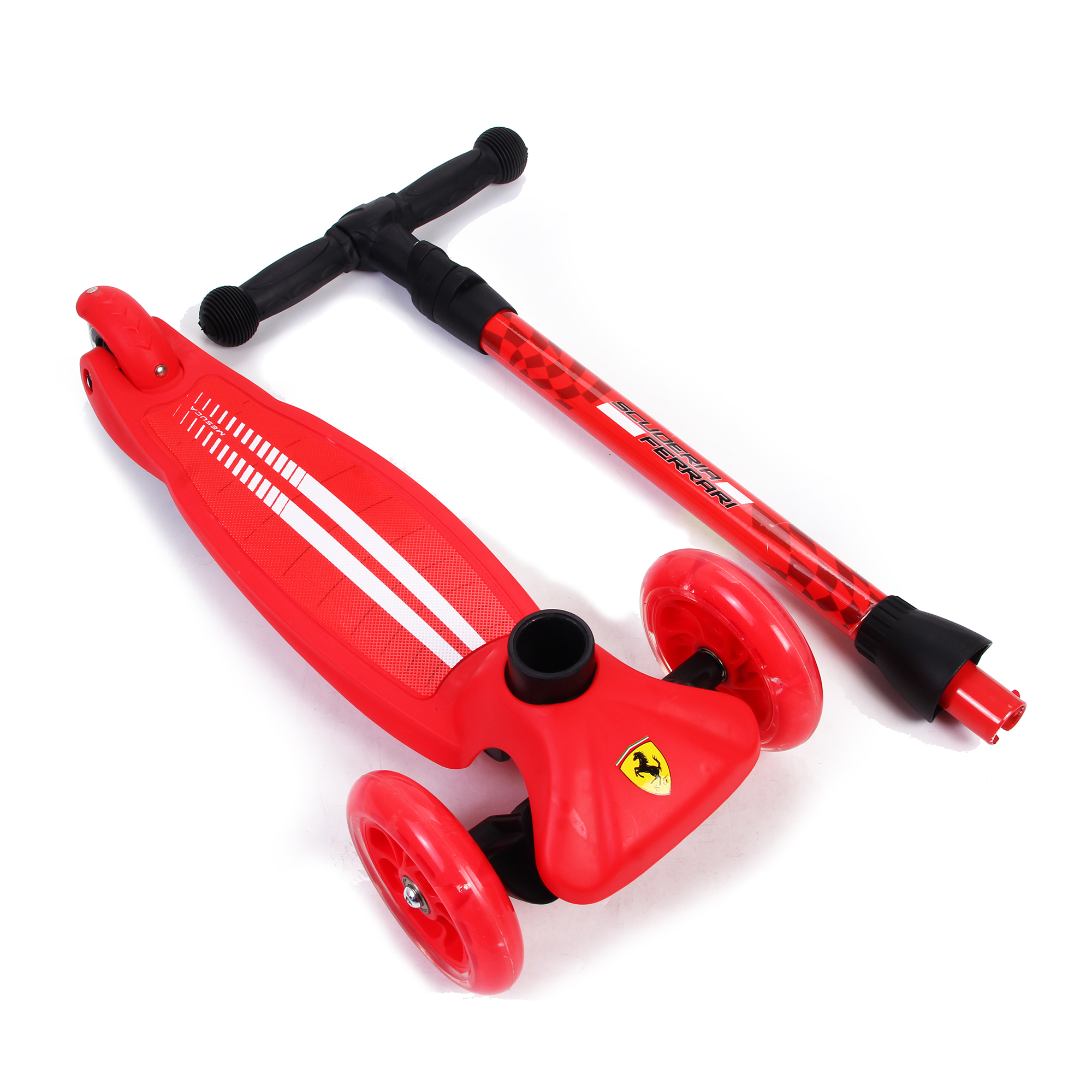 Ferrari Twist Scooterเฟอร์รารี่ สกู๊ตเตอร์ 3ล้อ ล้อมีไฟ มีเบรกหลัง - สี ...