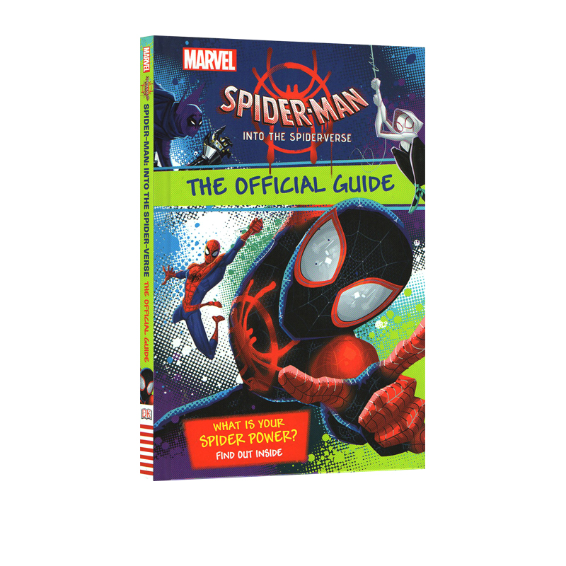 Original DK Marvel spider man into the spider verse Official Guide for ...