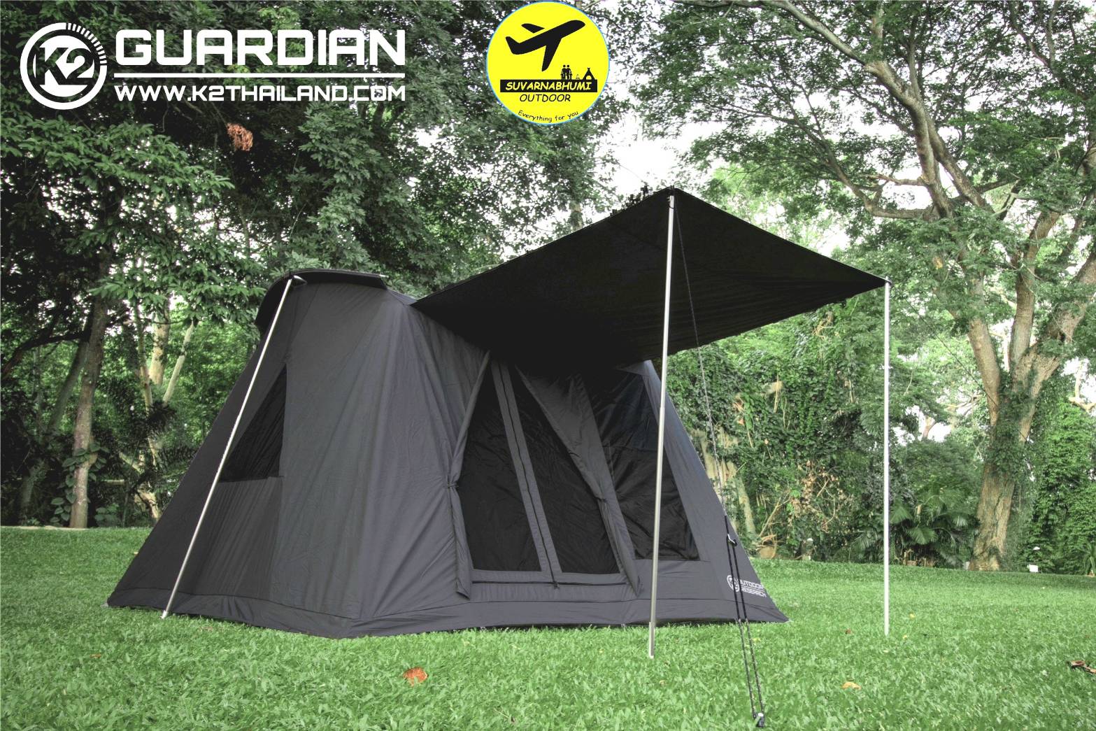K2 Guardian Glamping Tent เต็นท์ทรงเคบิ้น | Lazada.co.th