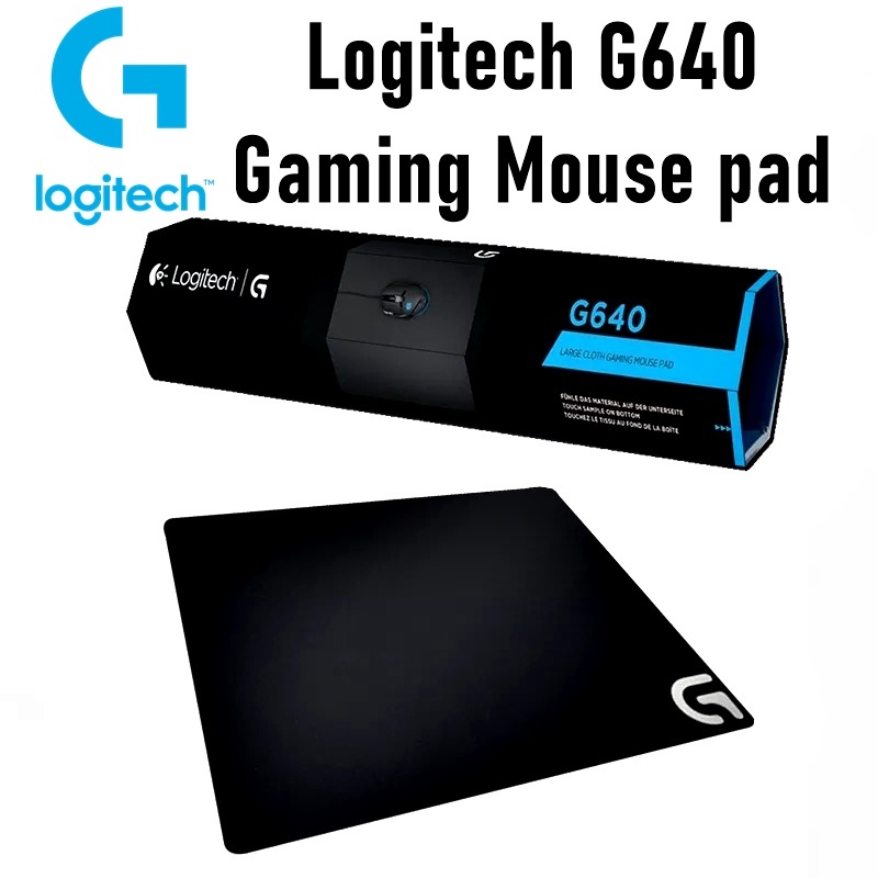 แผ่นรองเม้าส์เกมมิ่ง Logitech G640 Large Cloth Gaming Mouse pad - Black ...