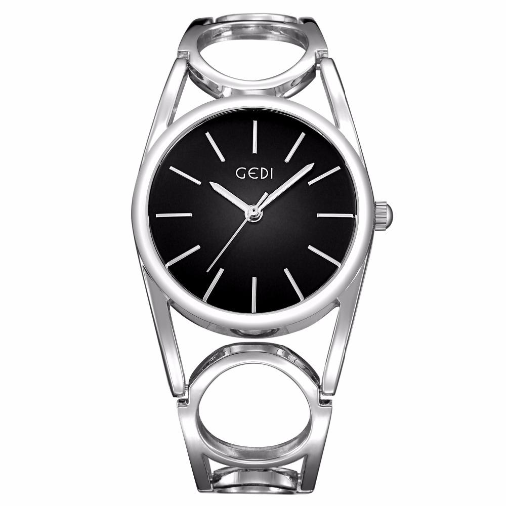 Riches Mall นาฬิกา GEDI ของแท้ Fashion Rose Gold Women Watches Top ...
