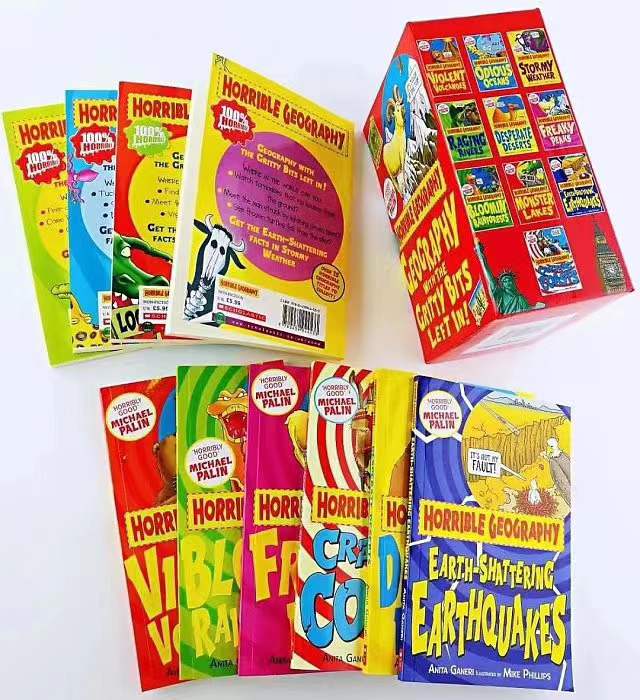 Horrible Geography Collection 10 Books Box Set Pack By Anita Ganeri ...