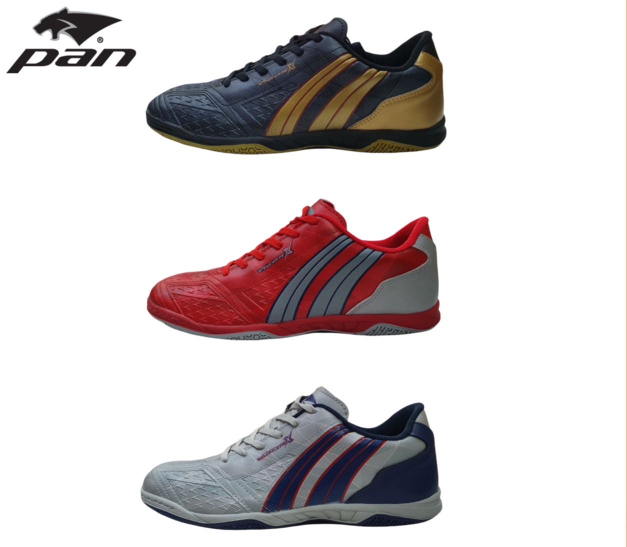 รองเท้าฟุตซอล เด็ก PAN รุ่น VIGOR X EASY ELVALOY รหัส PF14JB (เบอร์ 32 ...