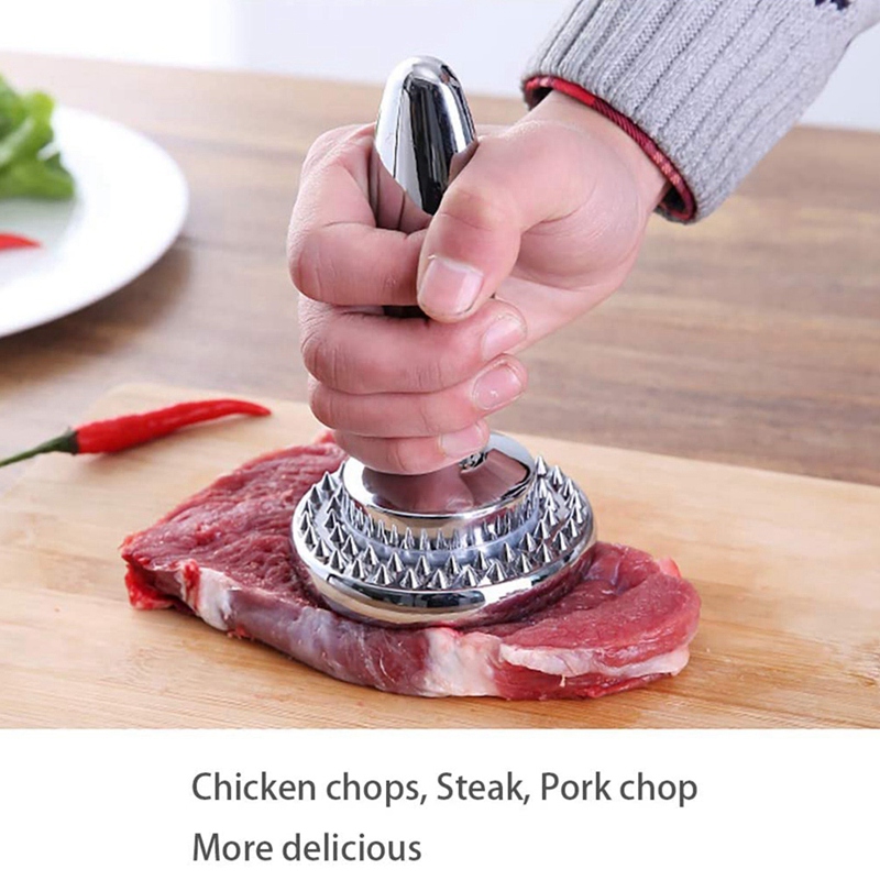 Dual Sided Meat Tenderizer,Marinating Prep Tool,Manual Hammer Mallet ...