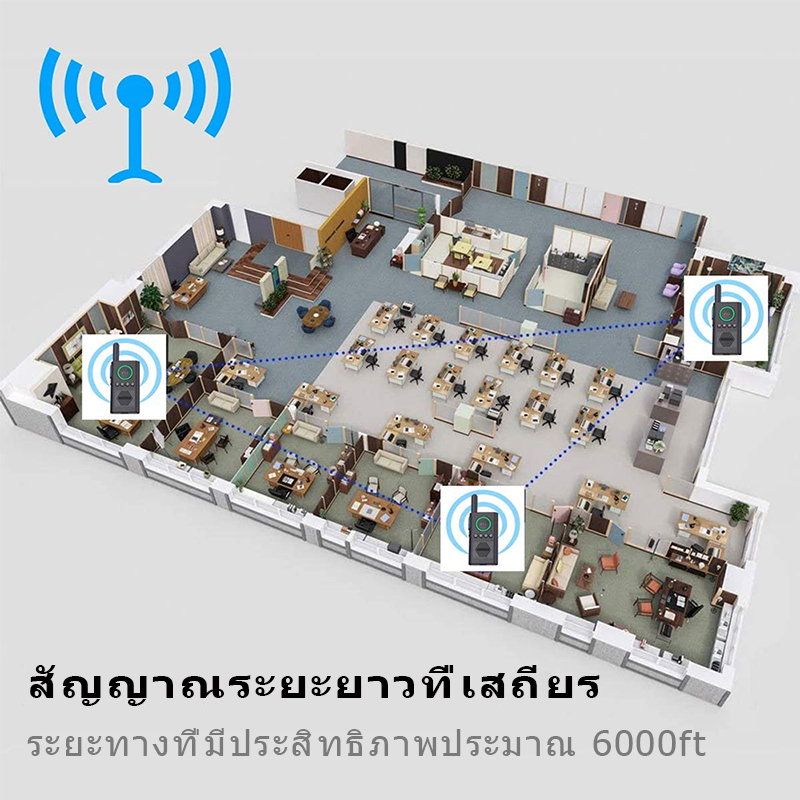 สินค้ายอดนิยม DAYTECH walkie-talkie วิทยุสื่อสาร 1.5km รุ่นเล็ก กู้ภัย ...