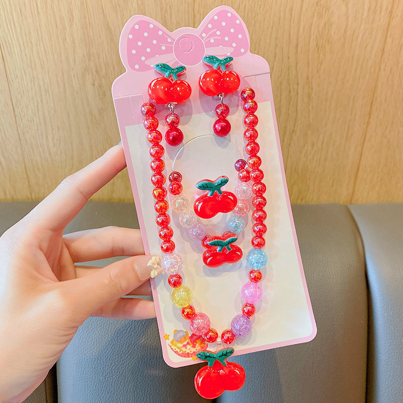 เครื่องประดับเด็กวันเด็ก Lingna Belle สร้อยคอแหวนต่างหูสร้อยข้อมือเรือง ...