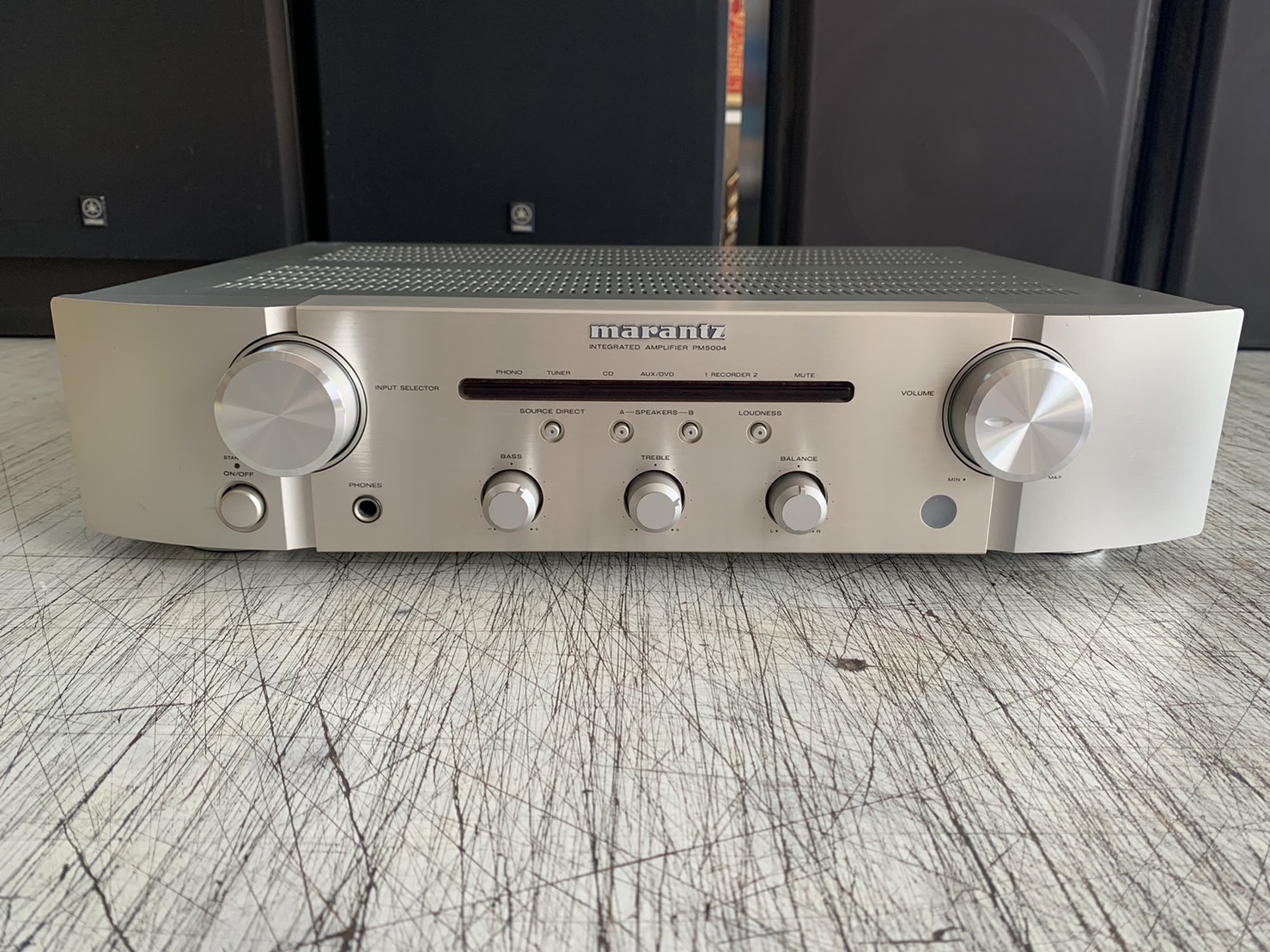 MARANTZ PM 5004 INTEGRATED AMPLIFIER 5060 HZ 110 W ตัวเครื่องหน้ากากสี ...