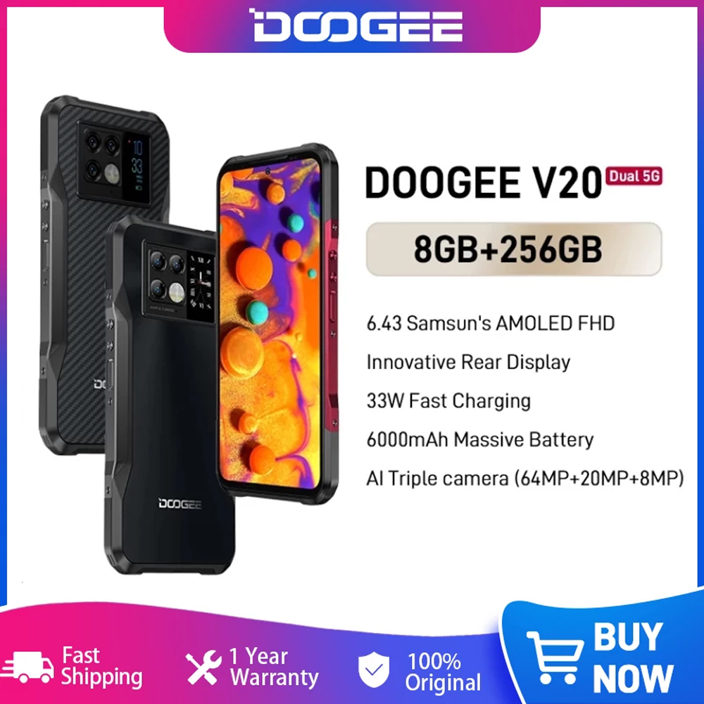 DOOGEE V20 Outdoor Mobile PhoneDual 5G Rugged Smartphone without ...