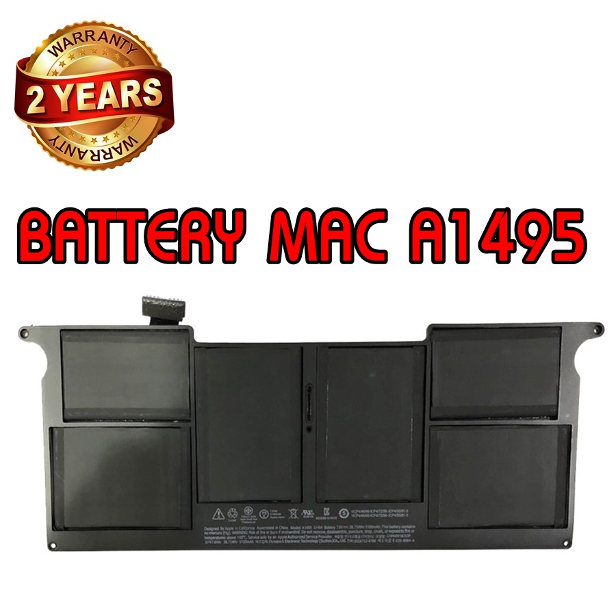 [ IT ] BATTERY MACBOOK รุ่น A1495 MACBOOK AIR 11" A1465 (MID 2013 ...
