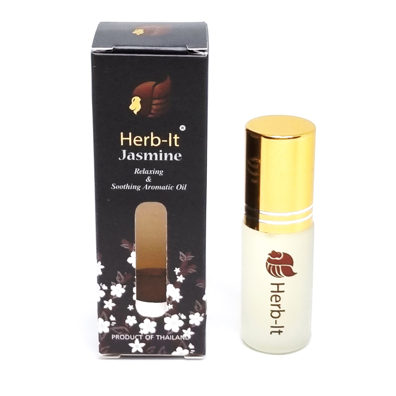 Herbit Aromatic Jasmine Roll-on ยาดม กลิ่นมะลิ แบบลูกกลิ้ง (ใช้ดม ใช้ทา) | Lazada.co.th