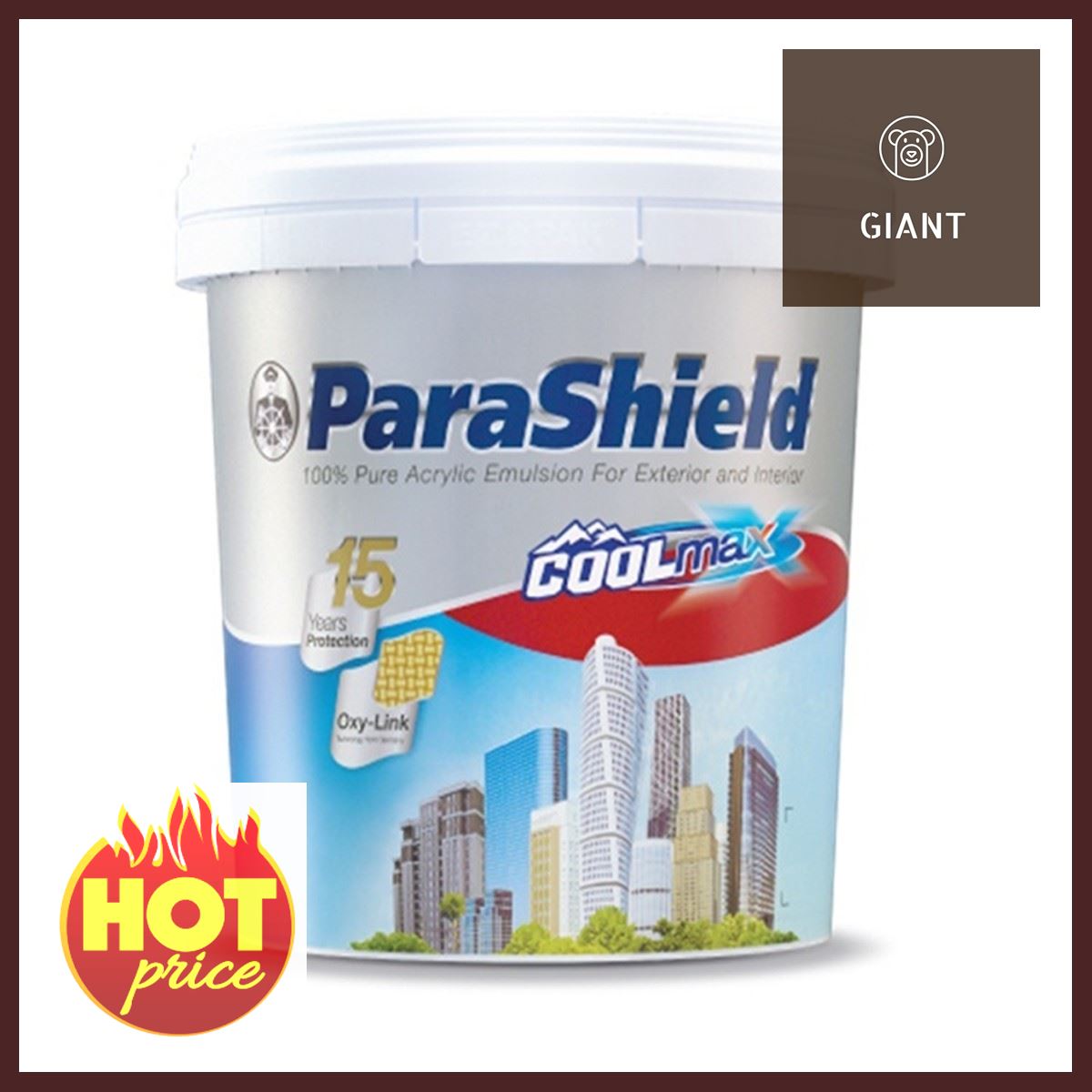 CAPTAIN สีน้ำผสมกึ่งเงา PARASHIELD เบส C สอบถามเพิ่มเติมได้จ้า - Nat is Giant - ThaiPick