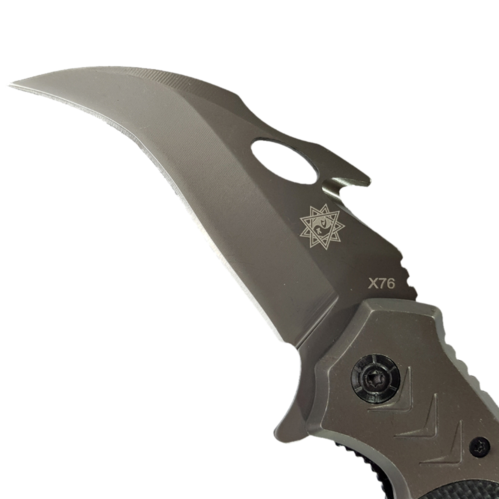 มีดพับ มีดคารัมบิต Derespina Karambit Knives X76 ขนาด 7.5 นิ้ว (19 ซม. ...
